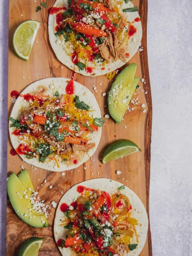 Shredded Chicken Fajitas - Girl With The Iron Cast