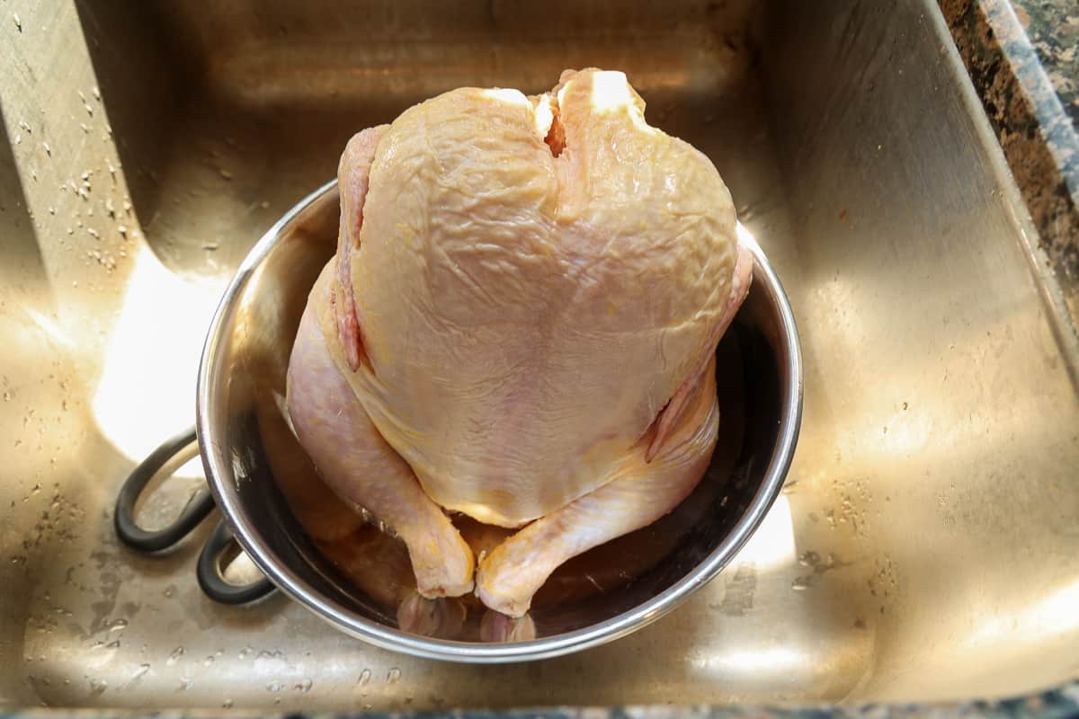 Roasted Peruvian Chicken With Aji Verde - Girl With The Iron Cast