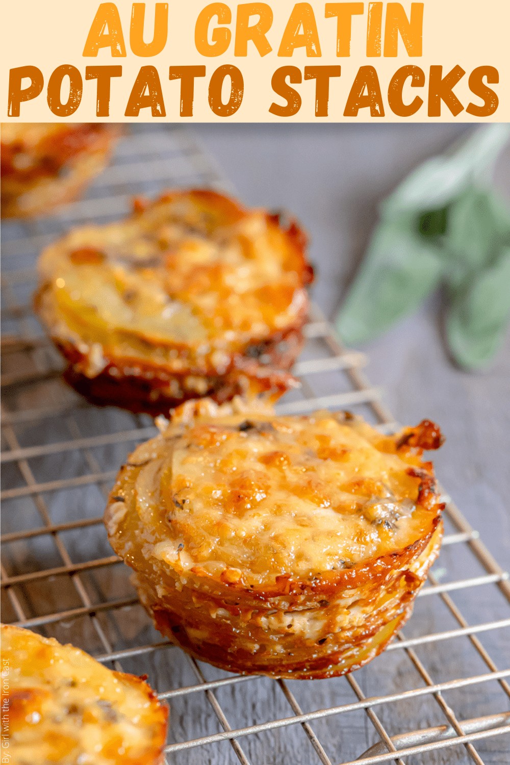 Au Gratin Potato Stacks - Girl With The Iron Cast