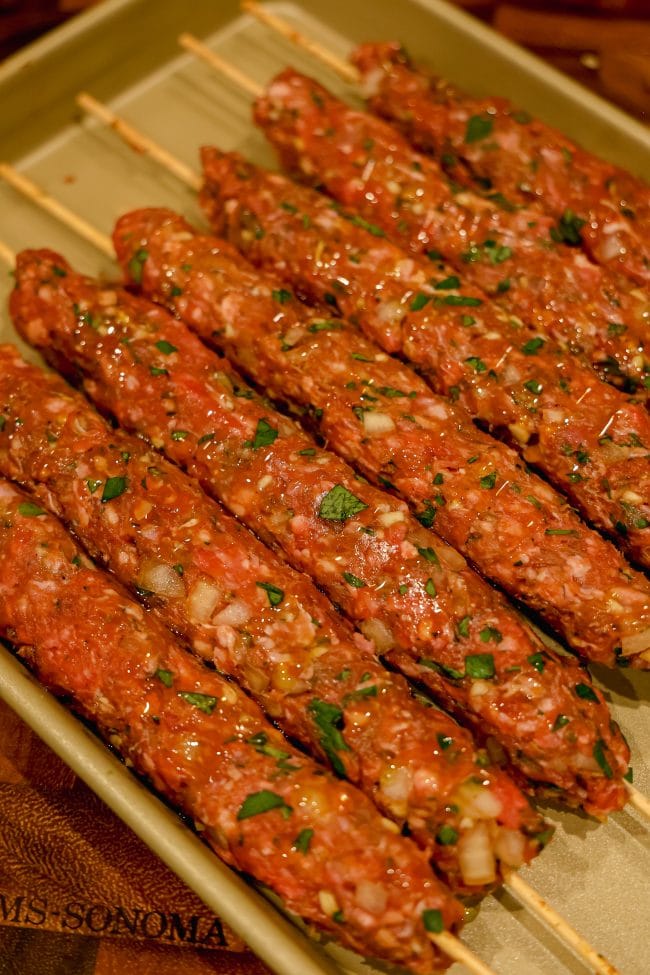Lamb and Beef Kofta Kebab - Girl With The Iron Cast