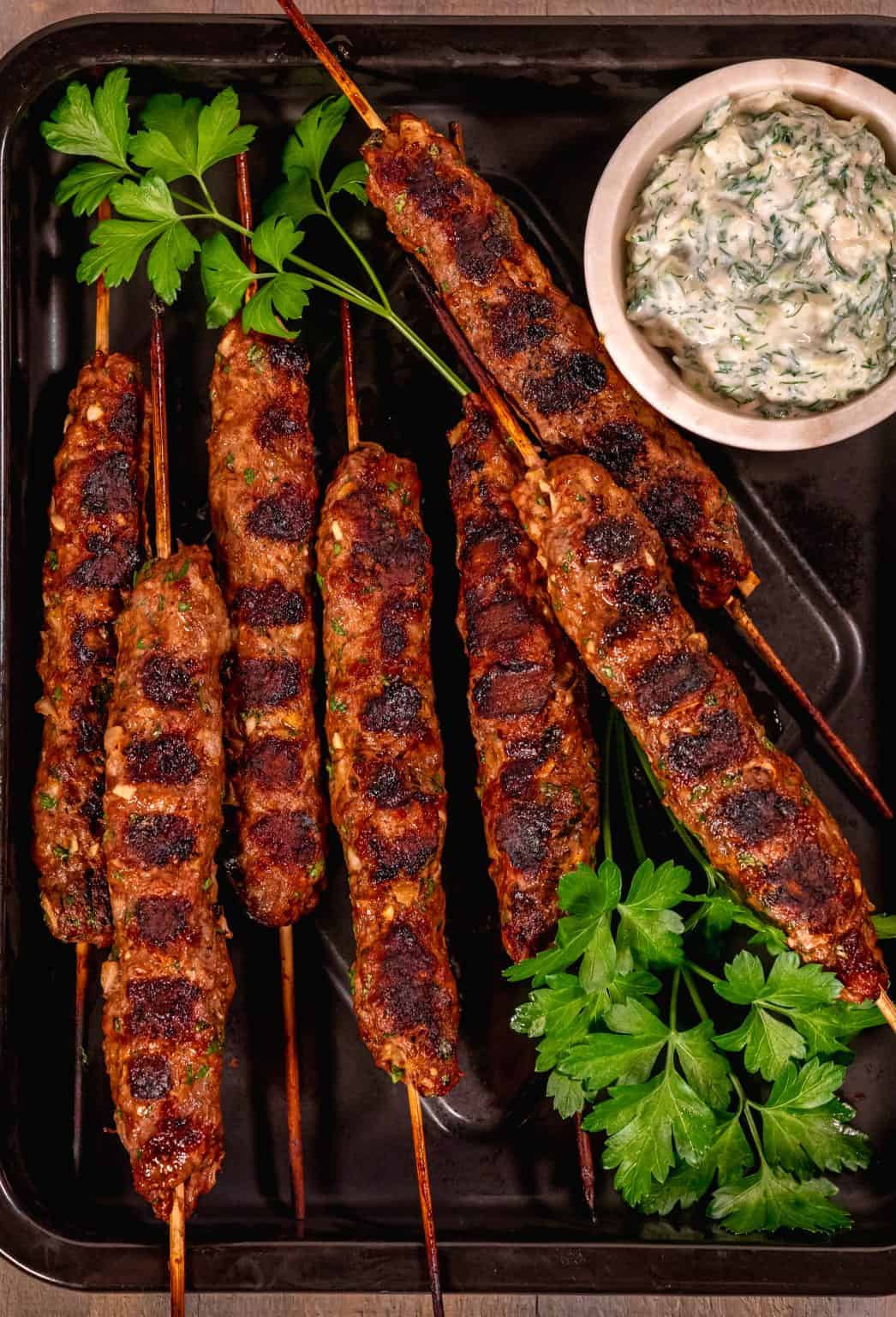 Lamb and Beef Kofta Kebab - Girl With The Iron Cast