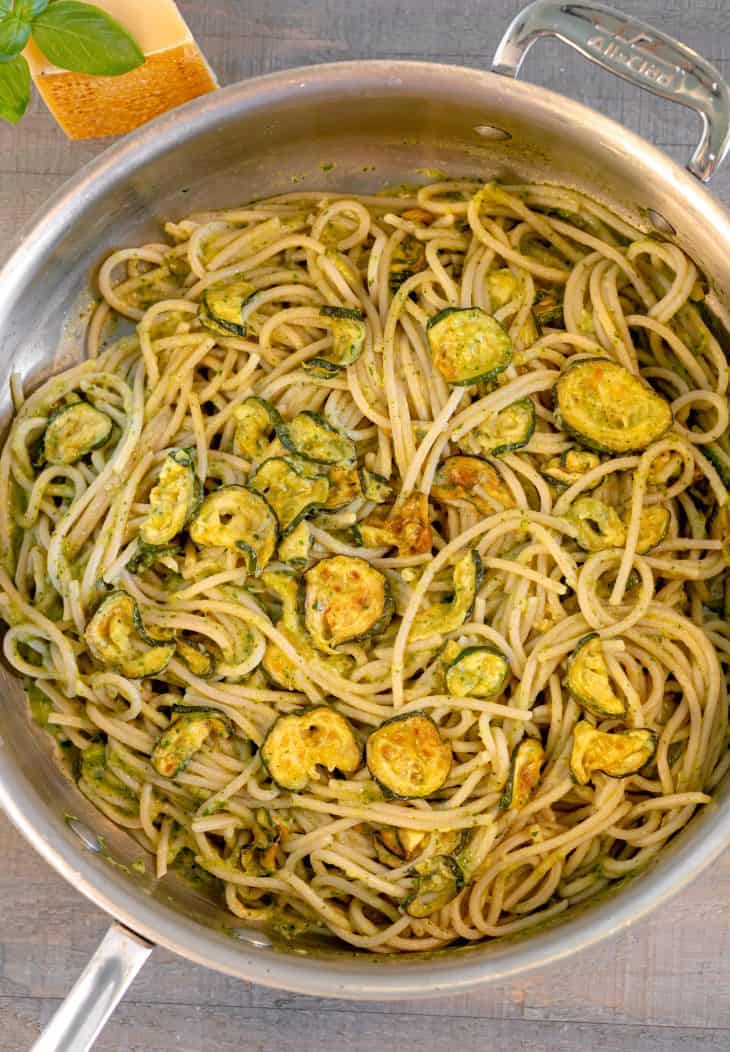 Creamy Spaghetti alla Nerano (Fried Zucchini Pasta) - Girl With The ...