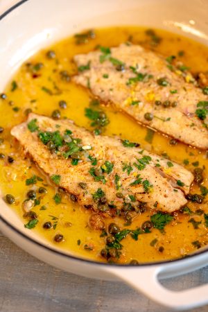 20-Minute Snapper Piccata - Girl With The Iron Cast